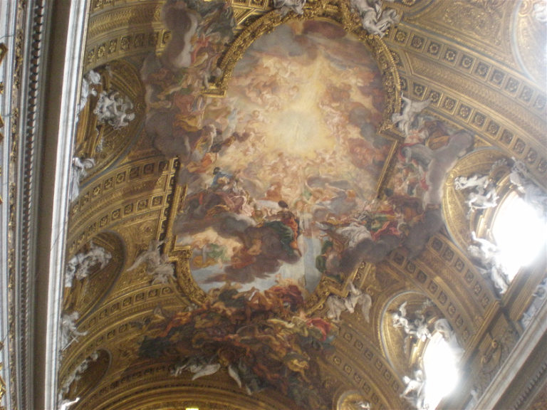 Iglesia del Gesu II - Frescos Giovanni Battista Gaulli-opt - Pinchando ...